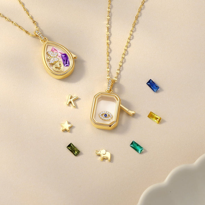 Build Your Own Teardrop Floating Charm Locket – Mill Rock East