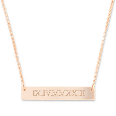 Roman Numeral Necklace | Roman Numeral Jewelry | Roman Numeral Bracelet ...